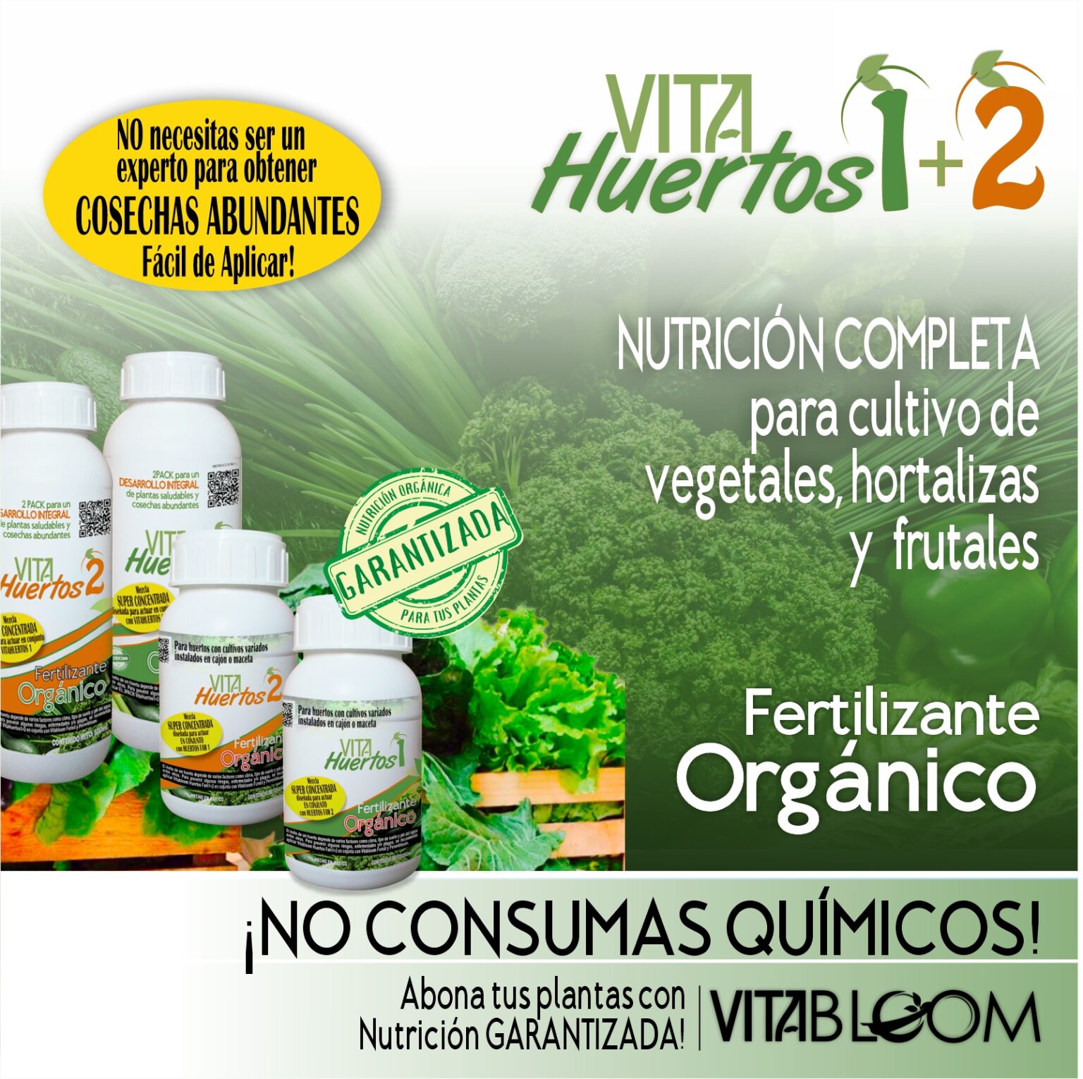 5PACK VITABLOOM Huerto total + Prevención